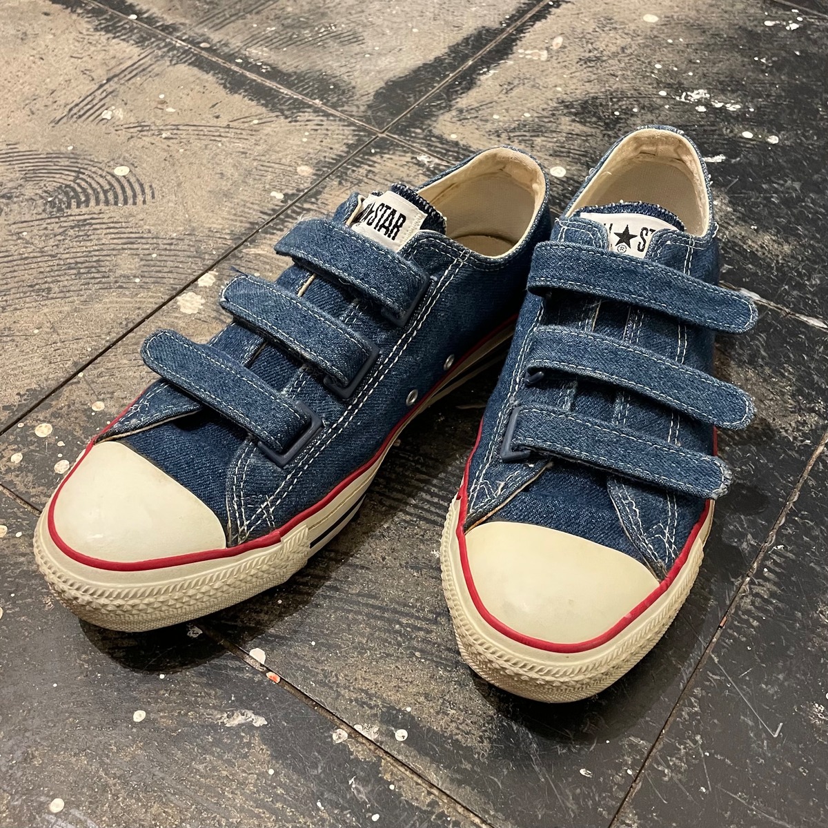 90's CONVERSE ALL STAR Denim Velcro (made in usa) | BACK STAGE