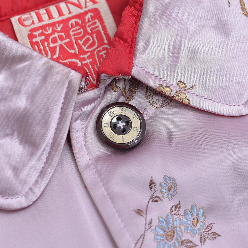 90~00s フランス製 MISS CHINA フローラル 総刺繍 デザイン 90~00s フランス製 MISS CHINA フローラル 総刺繍 デザイン