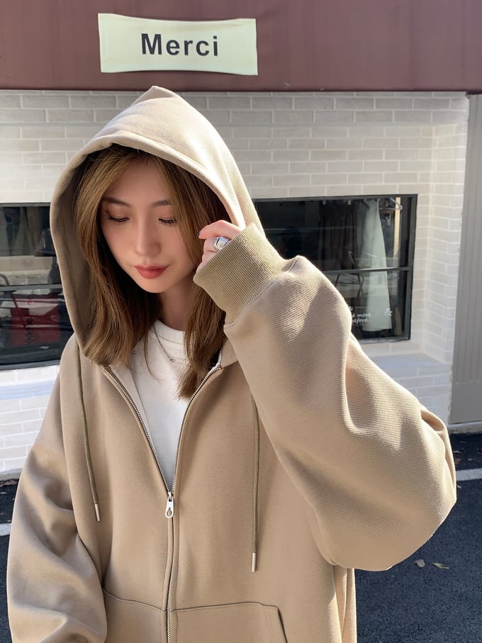 ダウンベスト レディース スウェットパーカー ジップアップ ジャケット