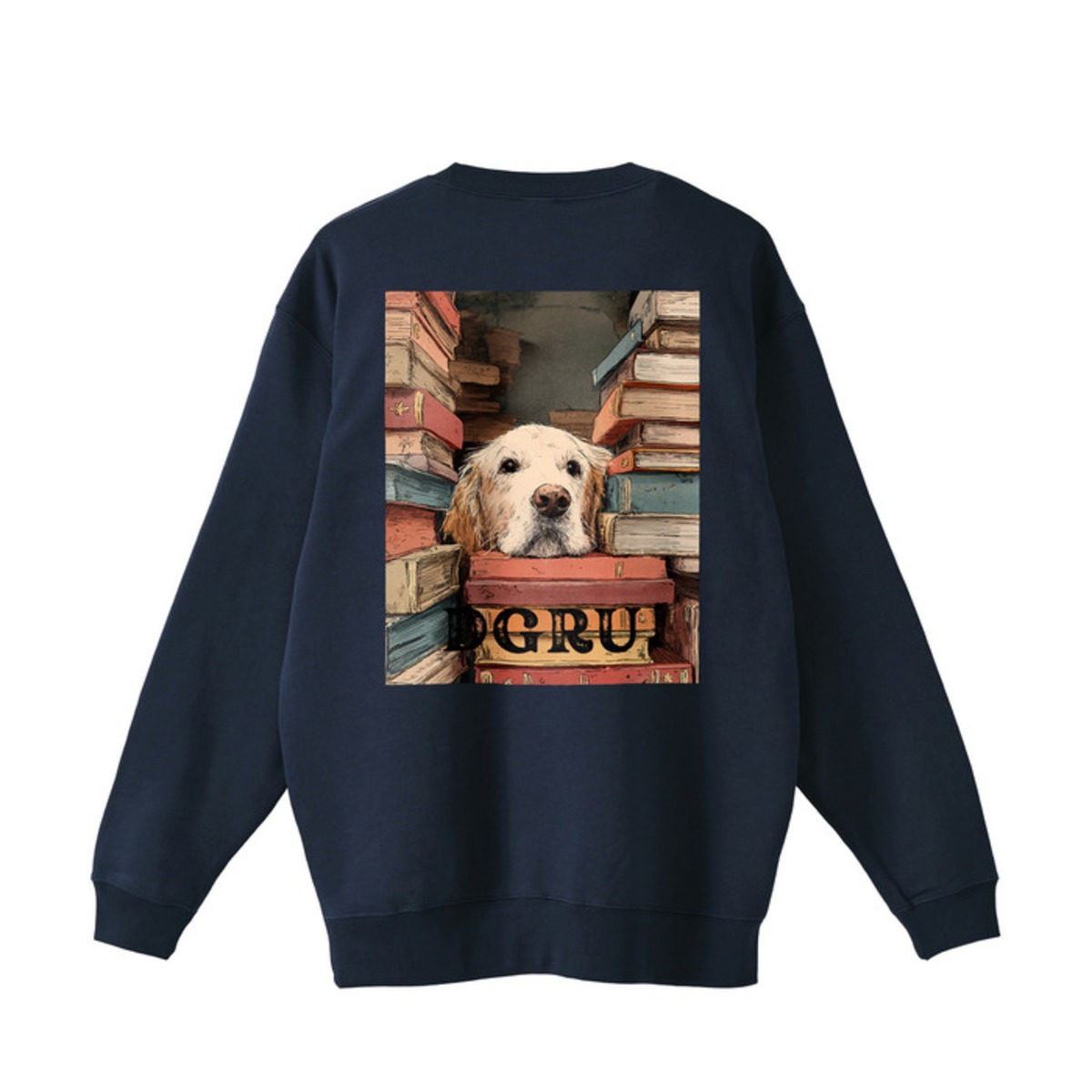 ゴールデンレトリーバー バックプリントスウェット | DGRU