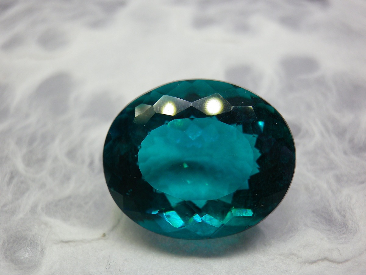 シンセティックトルマリン パライバカラー1 8 . 9 5 ct タイ産 #4414 | 宝石ルース・jewelry専門店 migliore