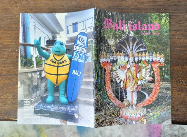 SEND7 "Bali island" Graffiti ZINE | STOPOVER