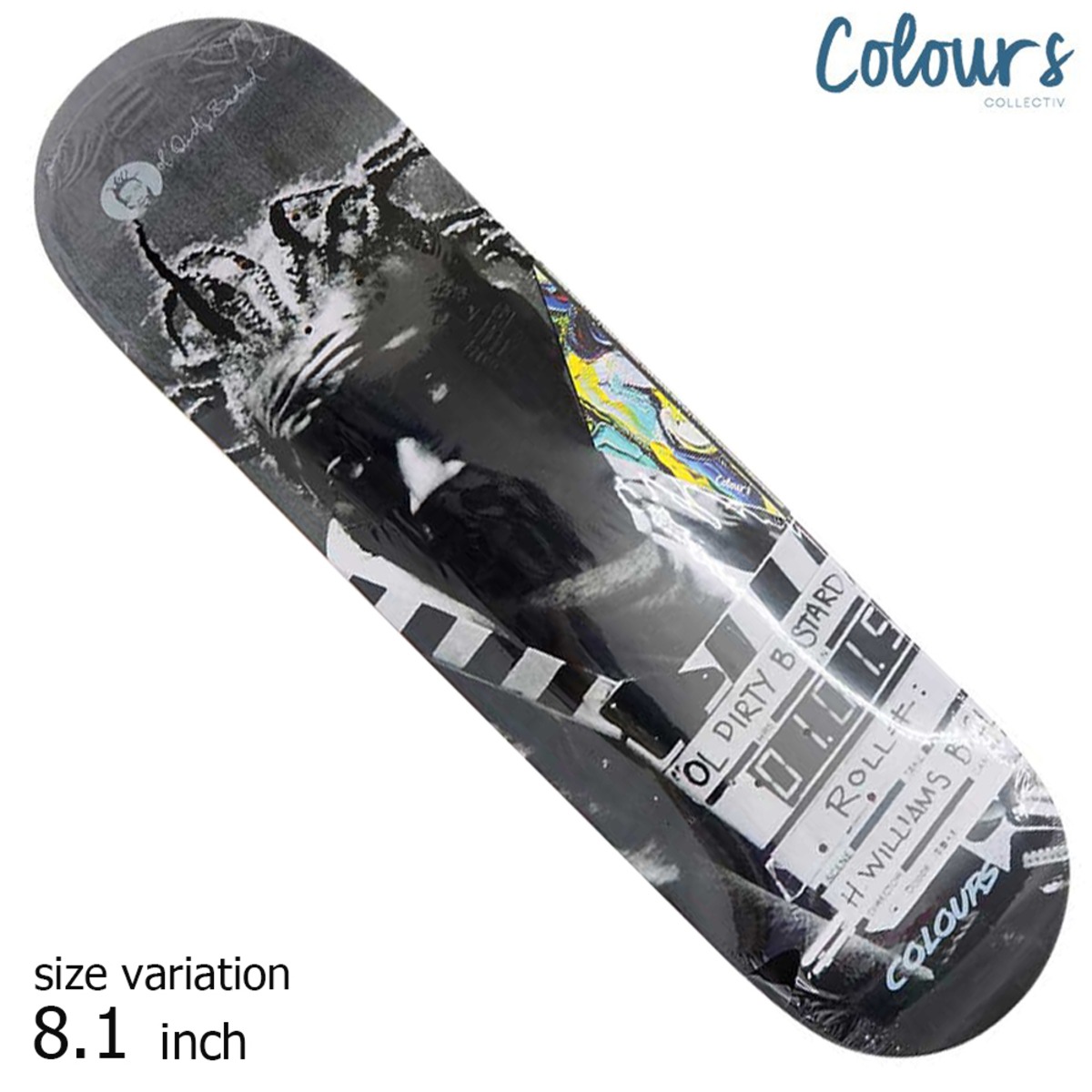 COLOURS COLLECTIVE ODB Welfare Card DECK 8.3inch カラーズコレクティブ デッキ スケートボード ...