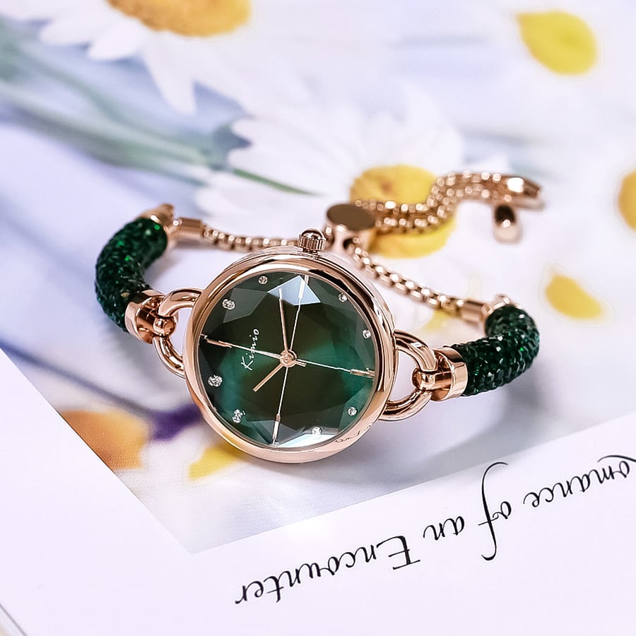 Kimio AF-6328(Green) 腕時計 レディース | AromaFlat watch Kimio AF-6328(Green) 腕時計 レディース | AromaFlat watch