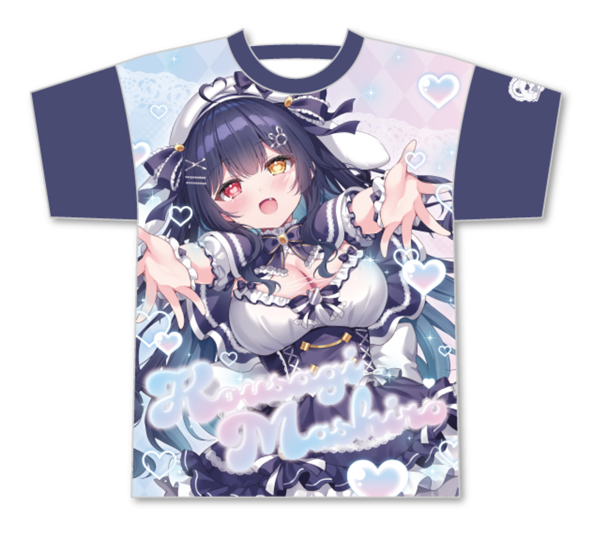 【恋兎ましろ】フルグラフィックTシャツ | Choco＊Jam SHOP