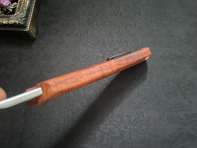 14・ サイアミースローズウッド S型木製カッターナイフ | Flamberg