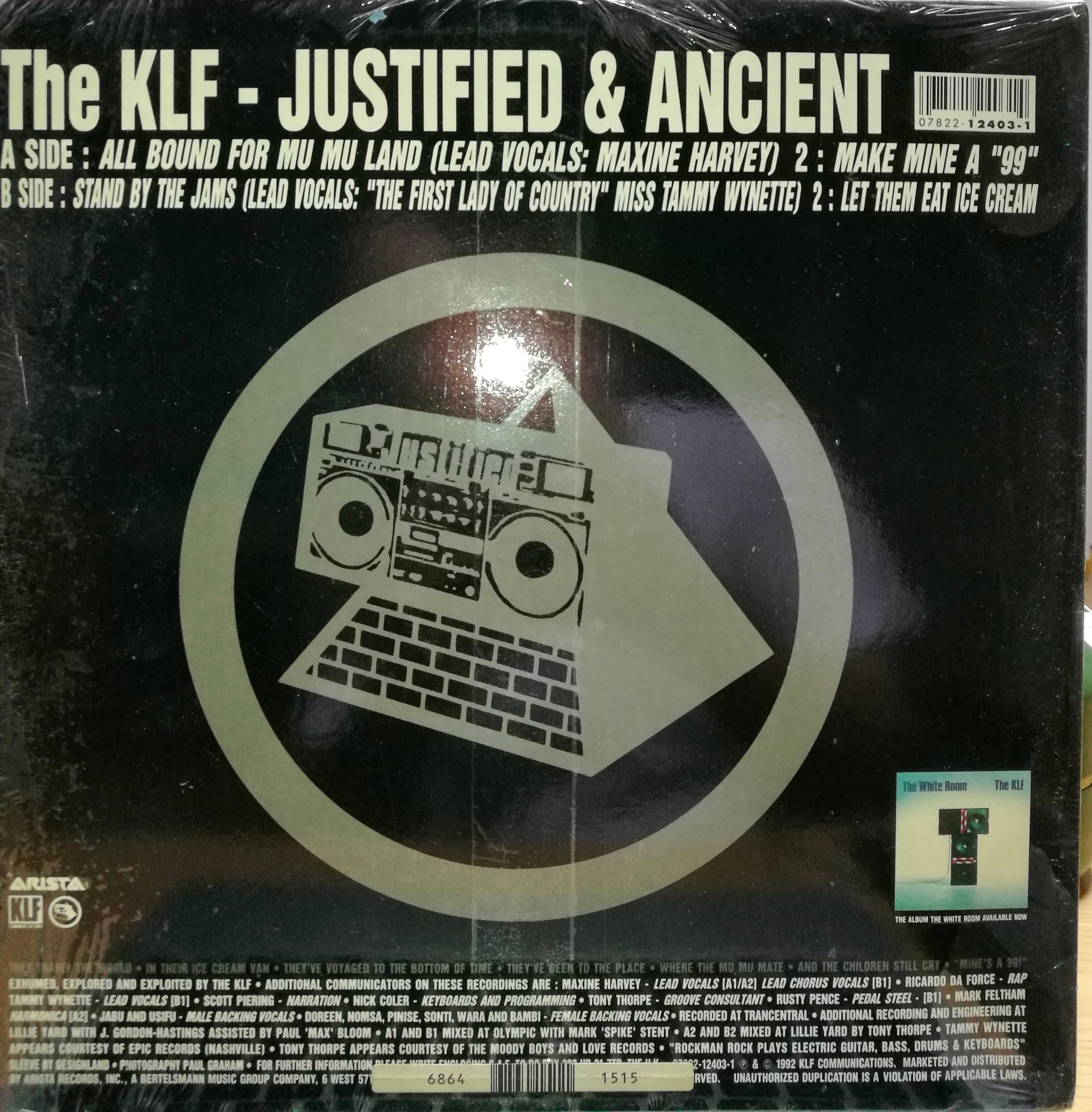 【12inch】The KLF / Justified & Ancient | COMPACT DISCO ASIA