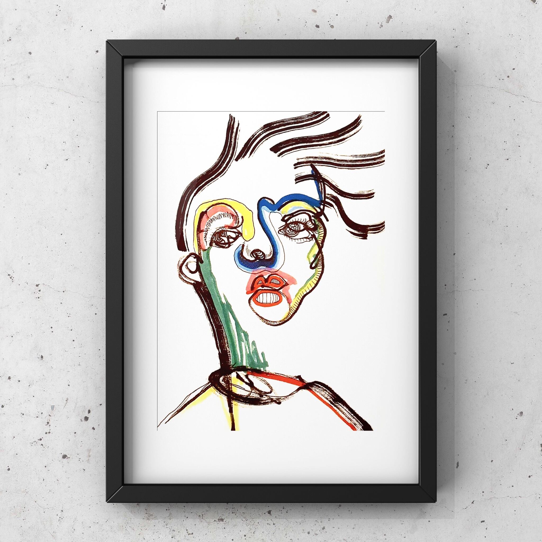 Drawing「飄々とした男。」 | Yusuke Maeda