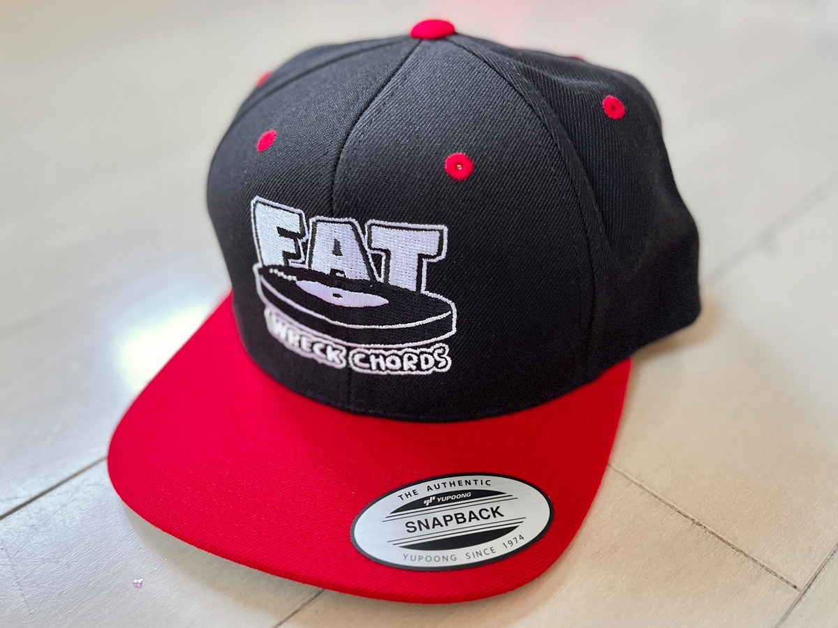 Fat Wreck Chords "Fat Snapback Hat" RED BILL | buzzcat records