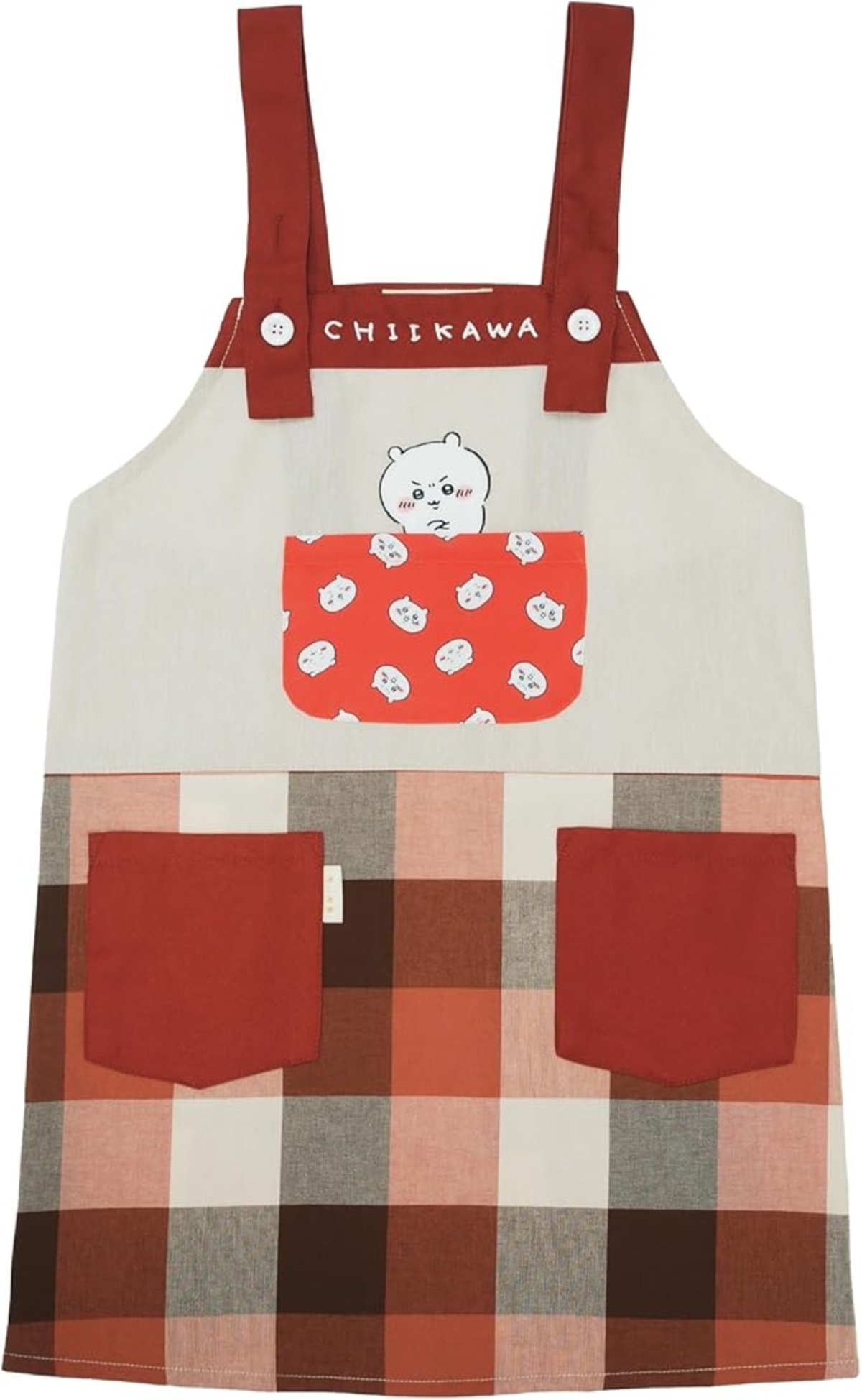 [ニシキ] ちいかわ キッズエプロン 子供用 女の子 ハチワレ うさぎ キャラクターエプロン 130cm/140cm/150cm/160cm1 | hero01