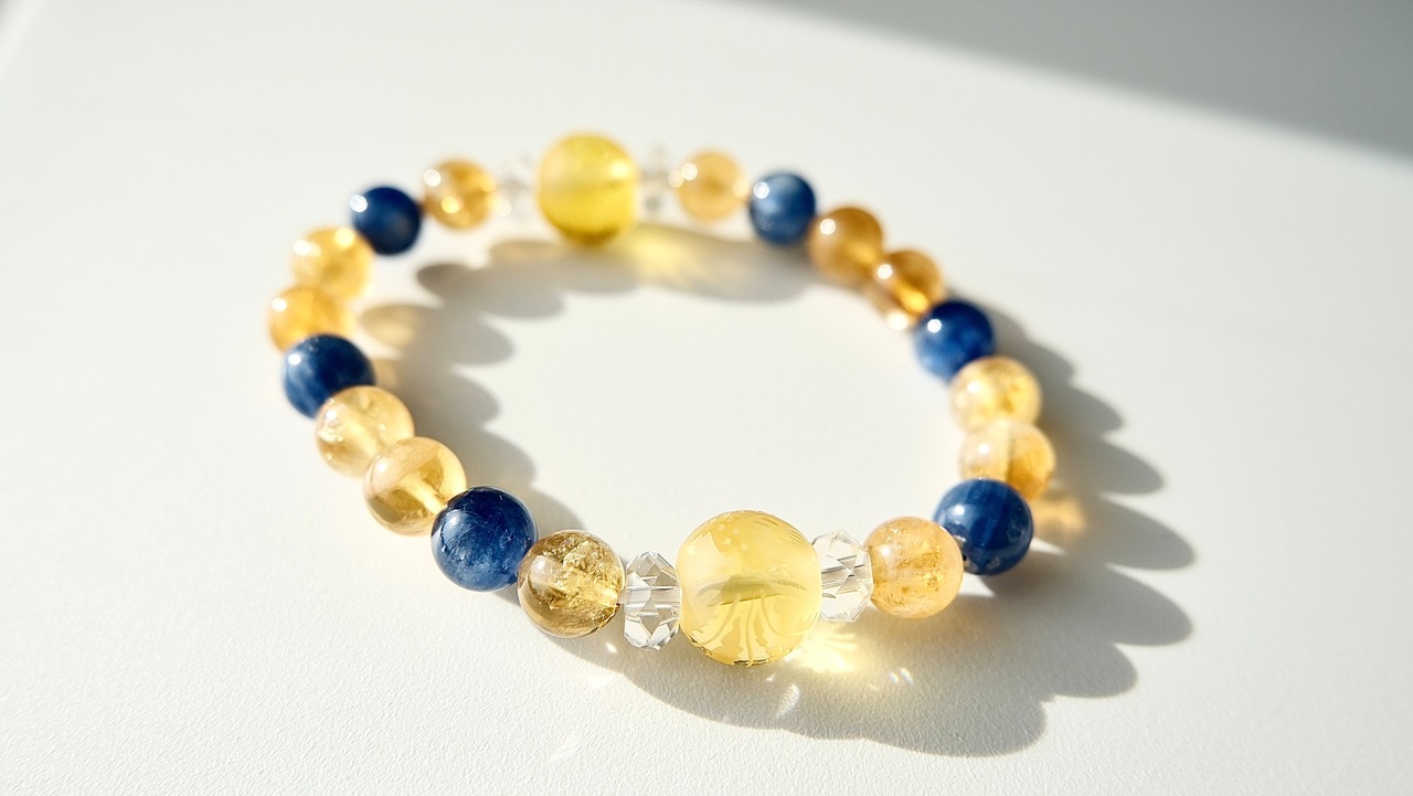 鳳凰シトリン×カイヤナイト ブレスレット | seiryu