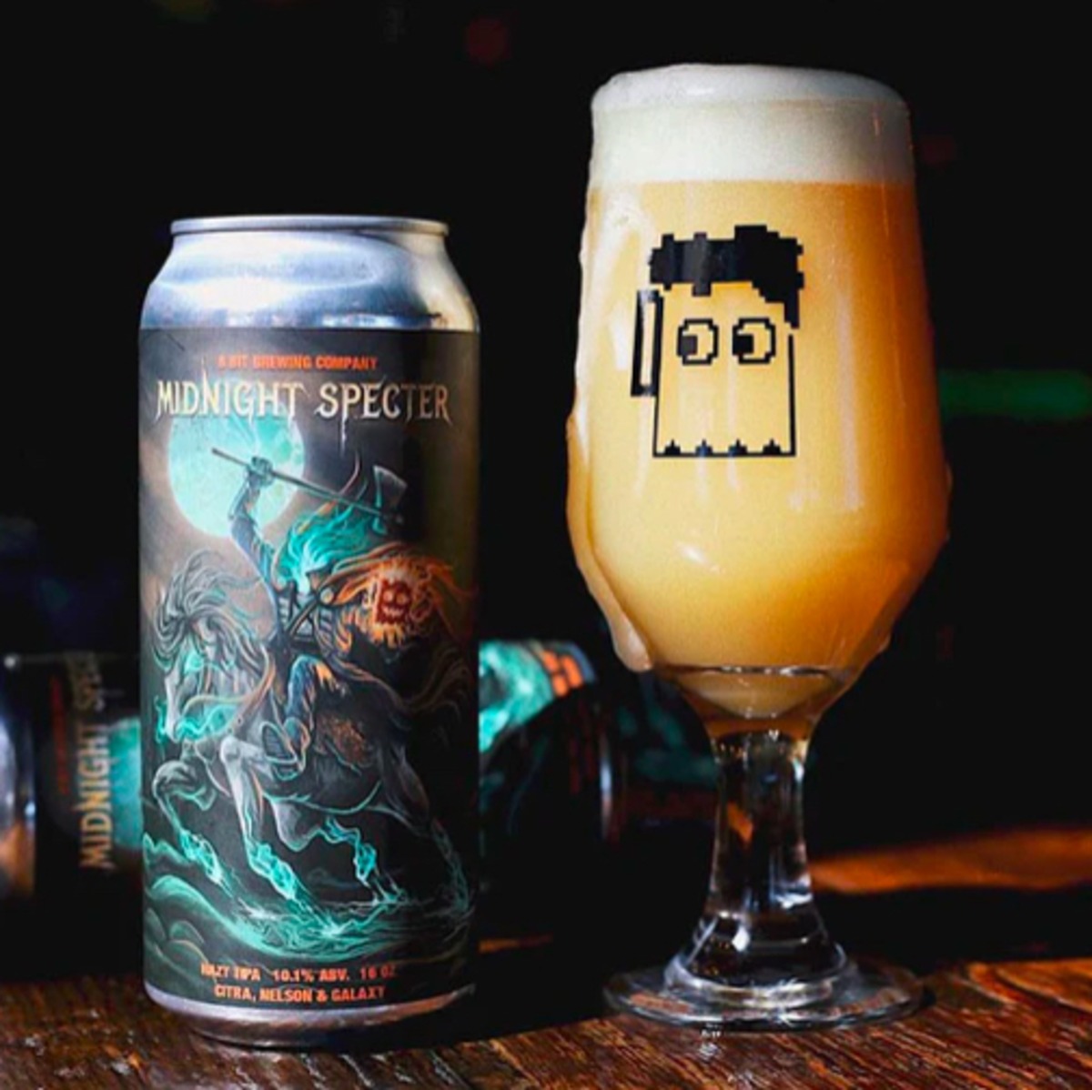 《池》8 bit Brewing Midnight Specter (473ml) / ミッドナイト スペクター【クラフトビール ...