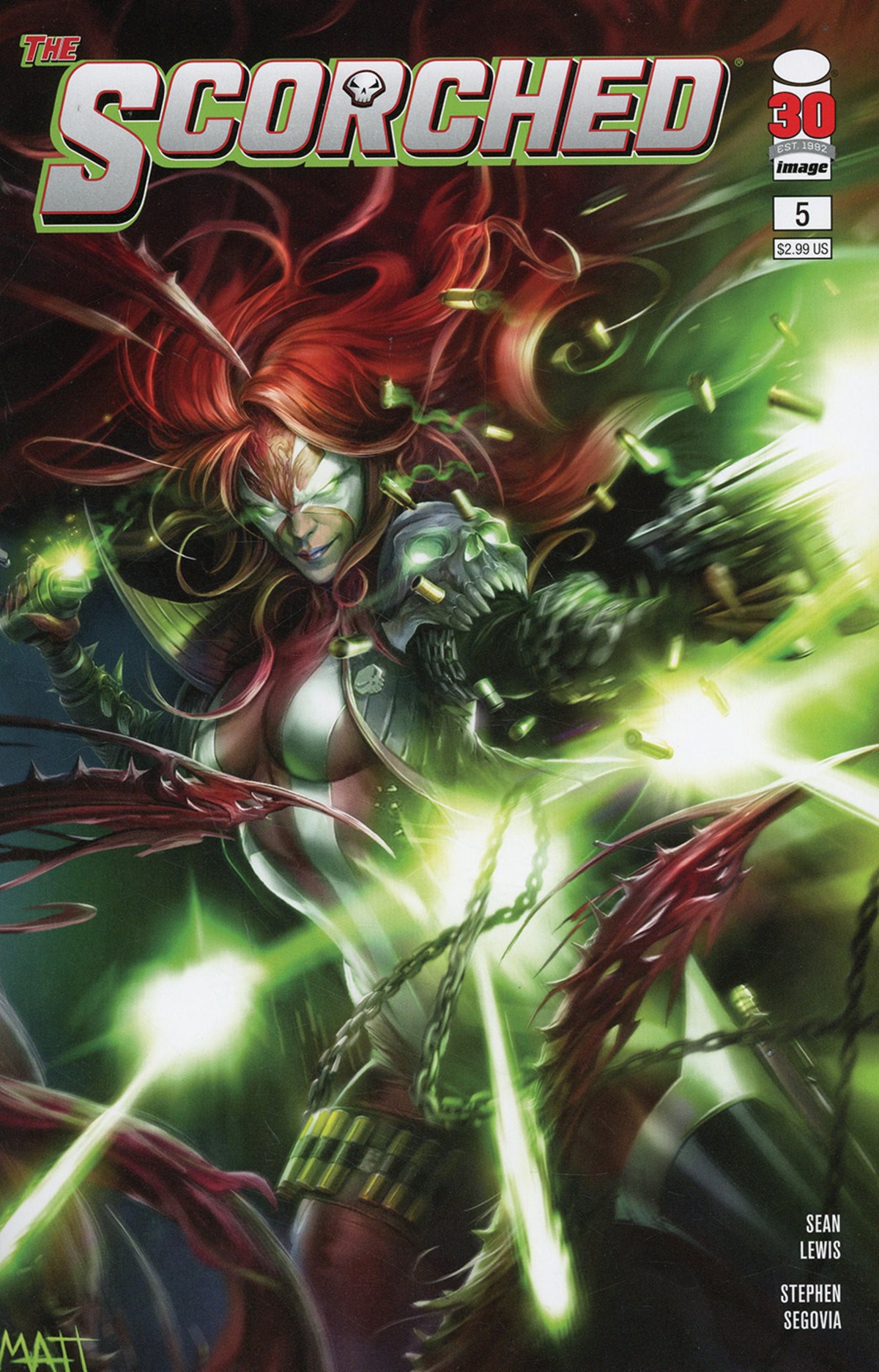 SPAWN SCORCHED #5 COVER A FRANCESCO MATTINA | homecoming