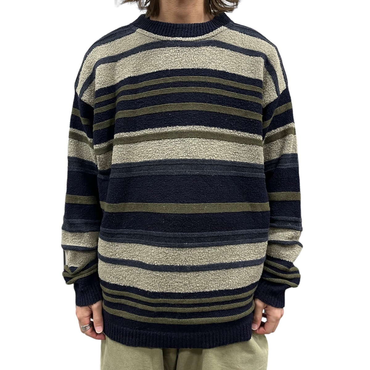 "Nice” Border Design Knit | TAPA TAPP