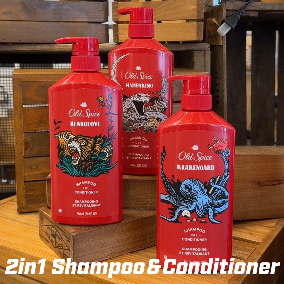 【Old Spice】2in1 Shampoo & Conditioner | Transit. JAMESYAMA-TERRACE