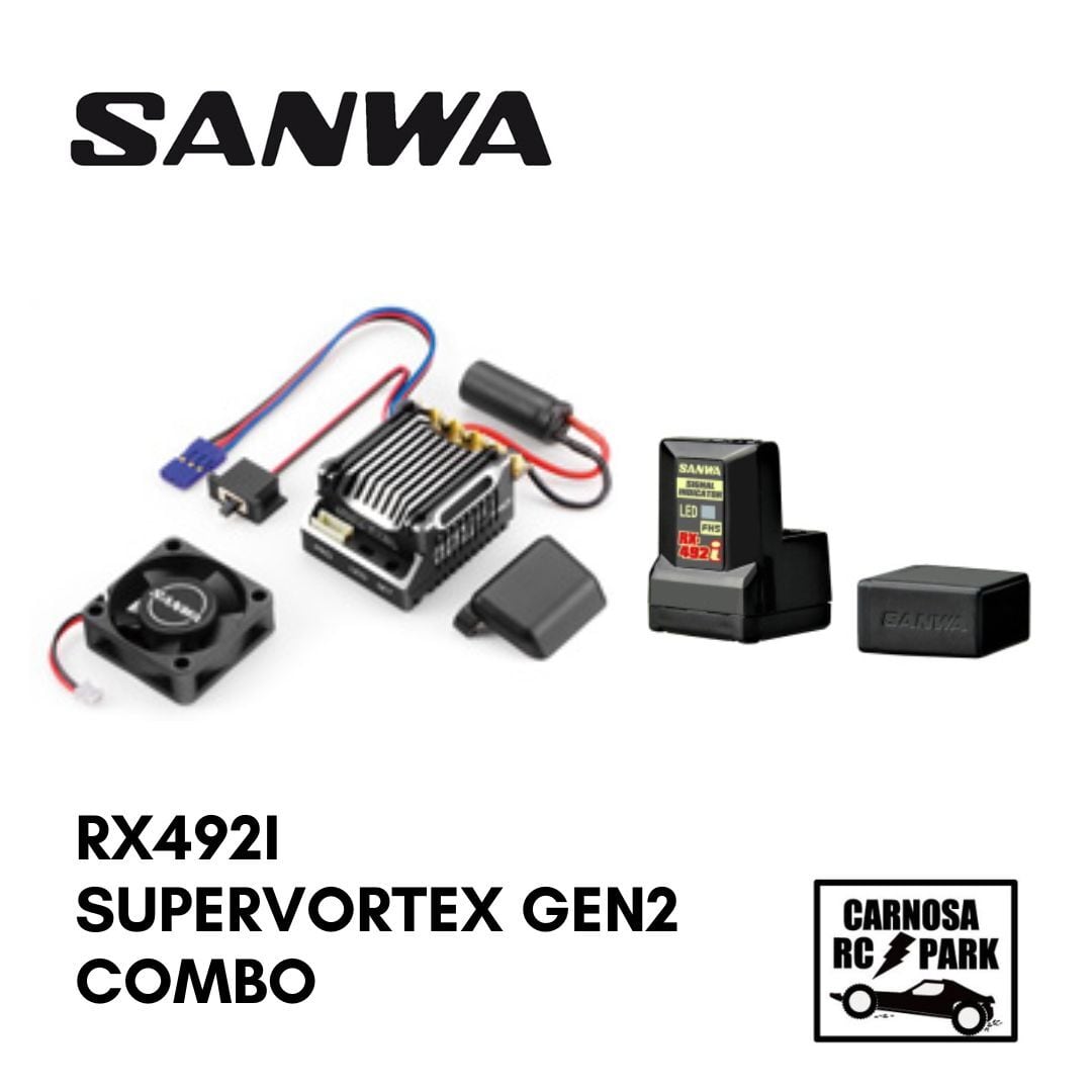 【SANWA 三和電子】RX-492i / SuperVortex-Gen2Proコンボセット [101A32238A] | CARNOSA RC SHOP