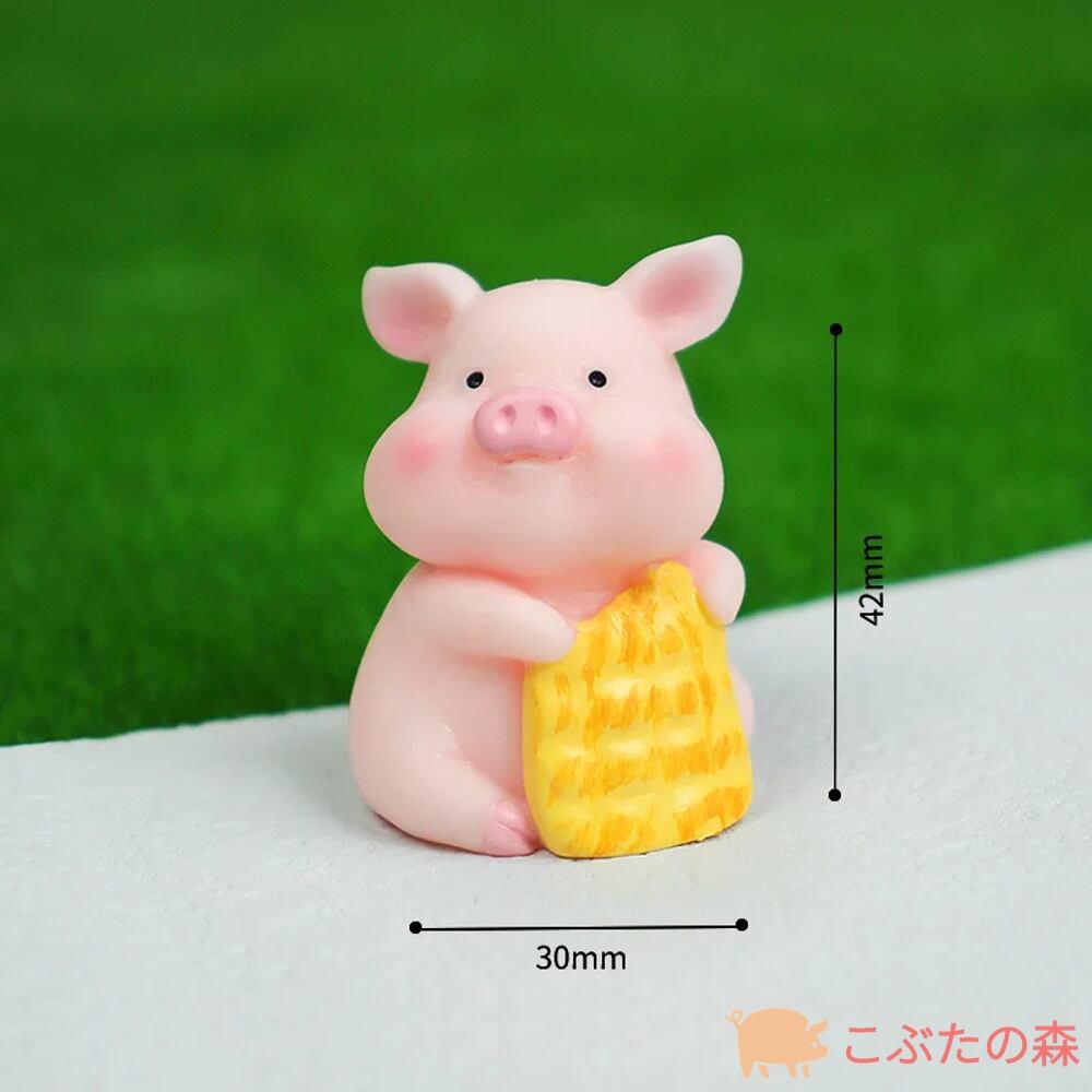 マイクロ造園 装飾 カワイイ動物 装飾品 置物 ピンク 豚 樹脂 家 マイクロ造園 装飾 カワイイ動物 装飾品 置物 ピンク 豚 樹脂 家