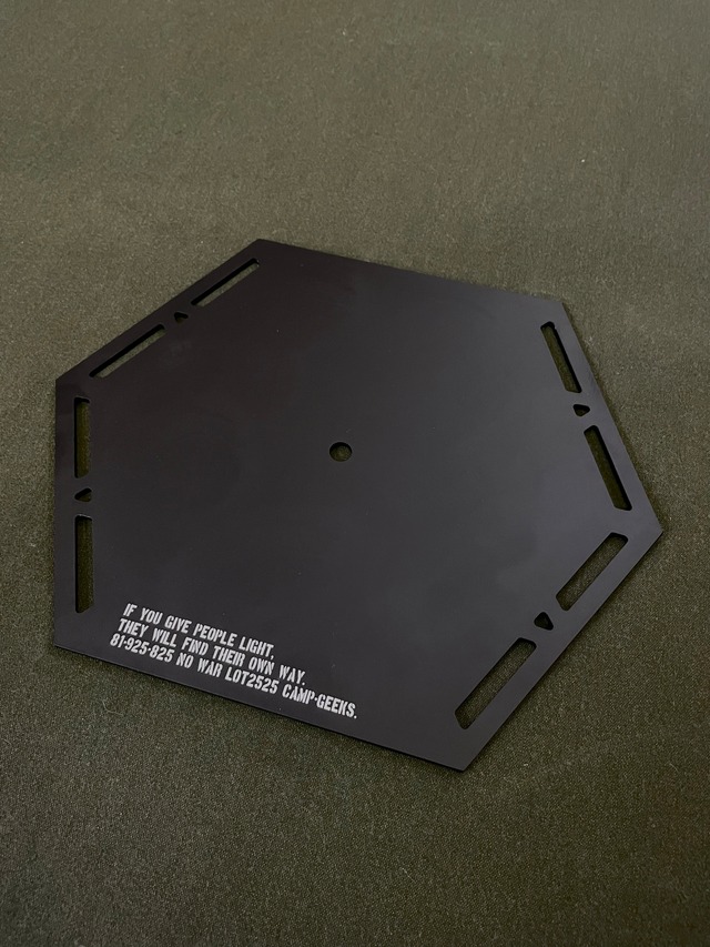 ＜EDGE STAND PLATE＞エッジスタンドプレート | CAMP GEEKS