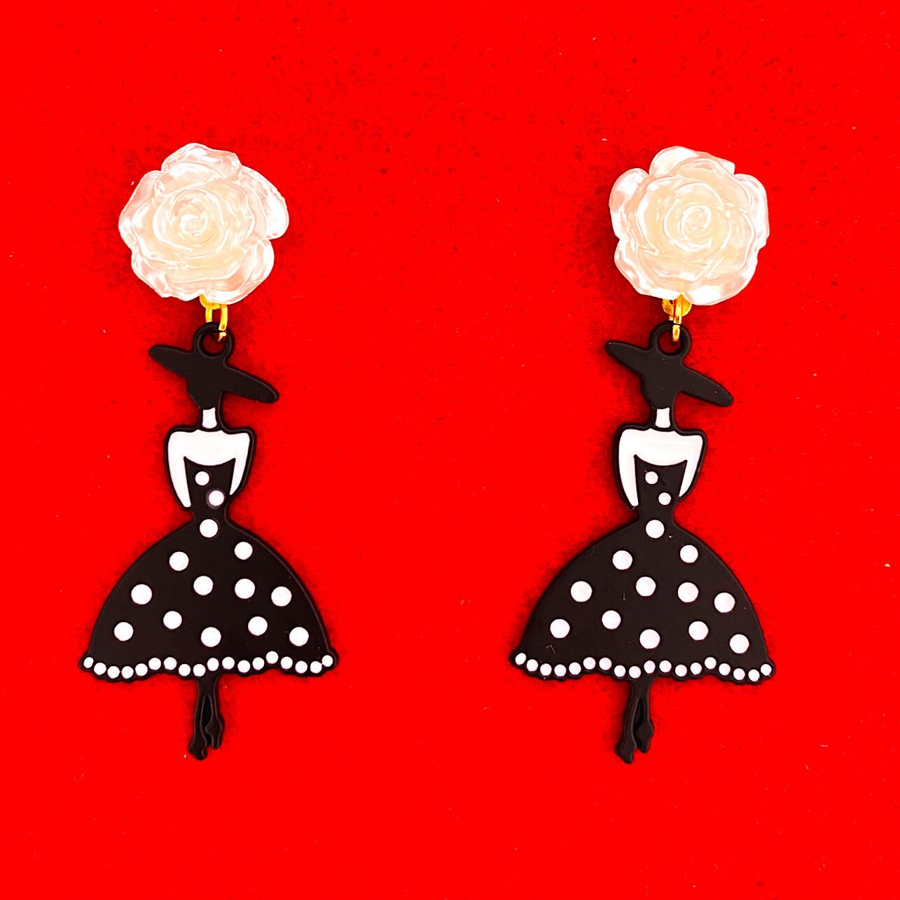 rose rady ピアス | Funny☺︎Be HAPPY