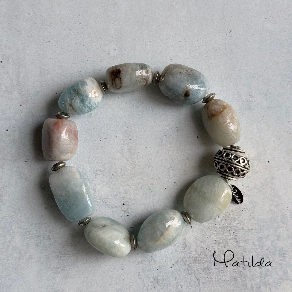 tumble bracelet（アクアマリン） | Matilda