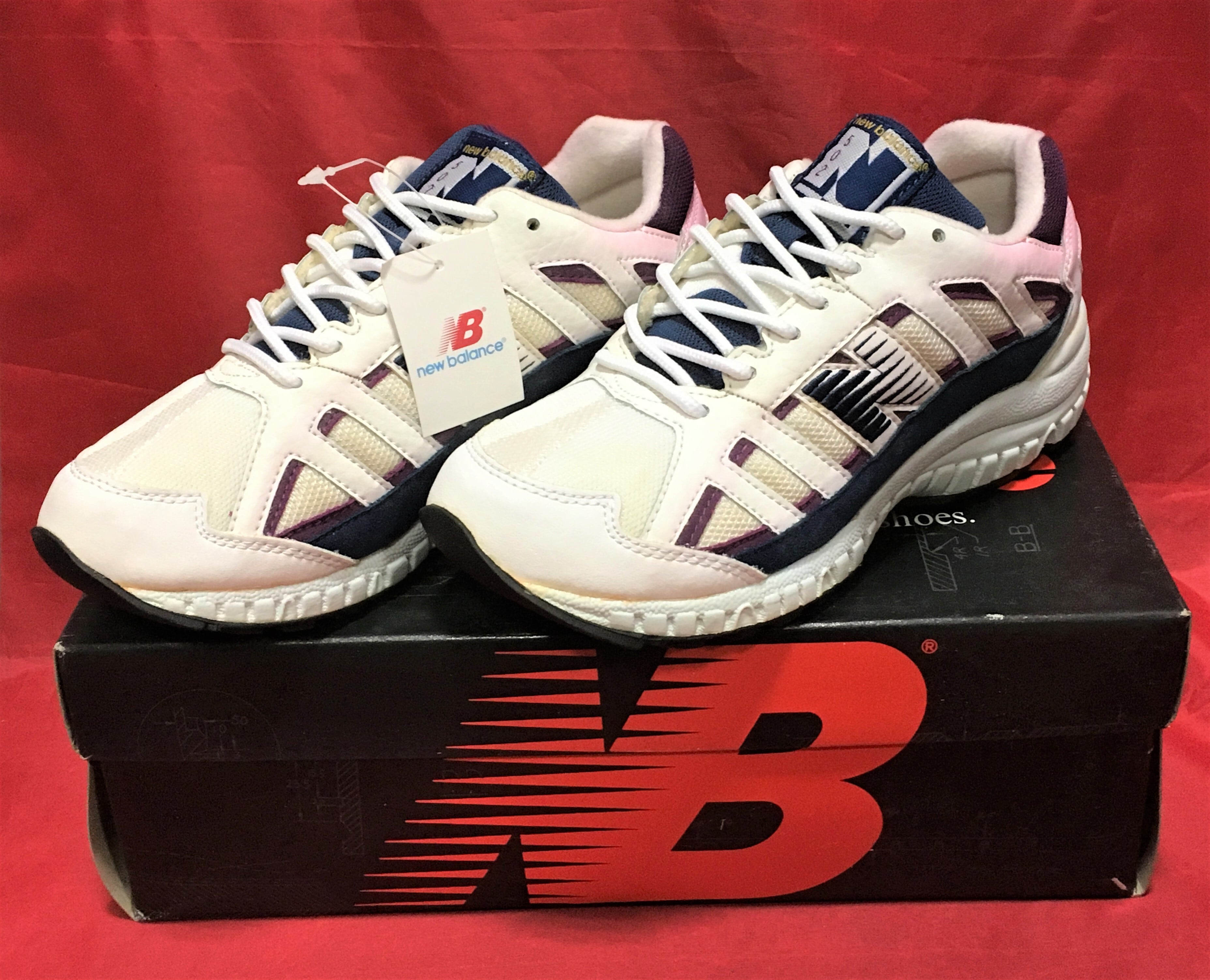 New Balance(ニューバランス)W502 EE 6 23cm 白/紺/紫⑫ New Balance(ニューバランス)W502 EE 6 23cm 白/紺/紫⑫