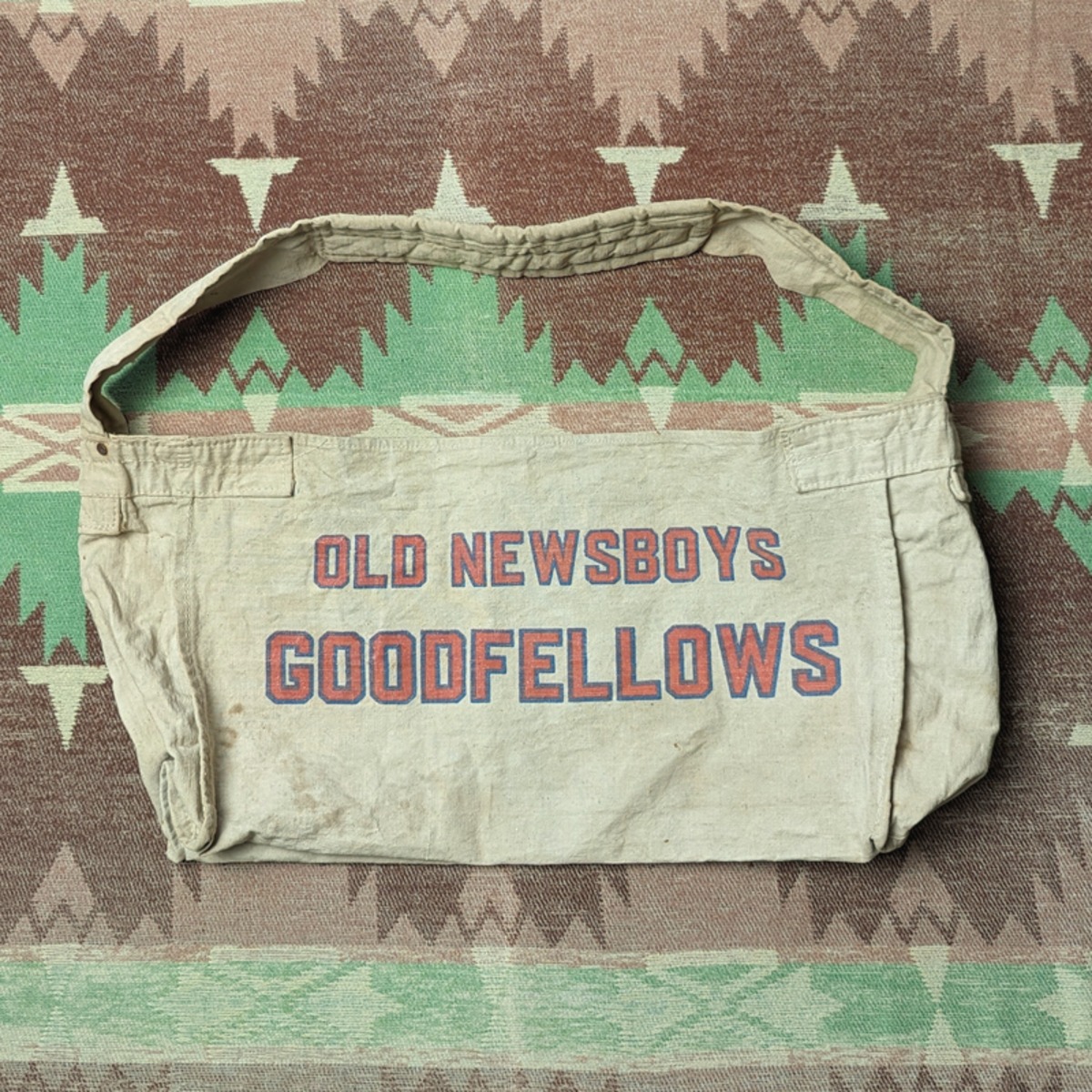 50s OLD NEWSBOY GOODFELLOWS Canvas Newspaper Bag | Wonder Wear ヴィンテージ古着 ...