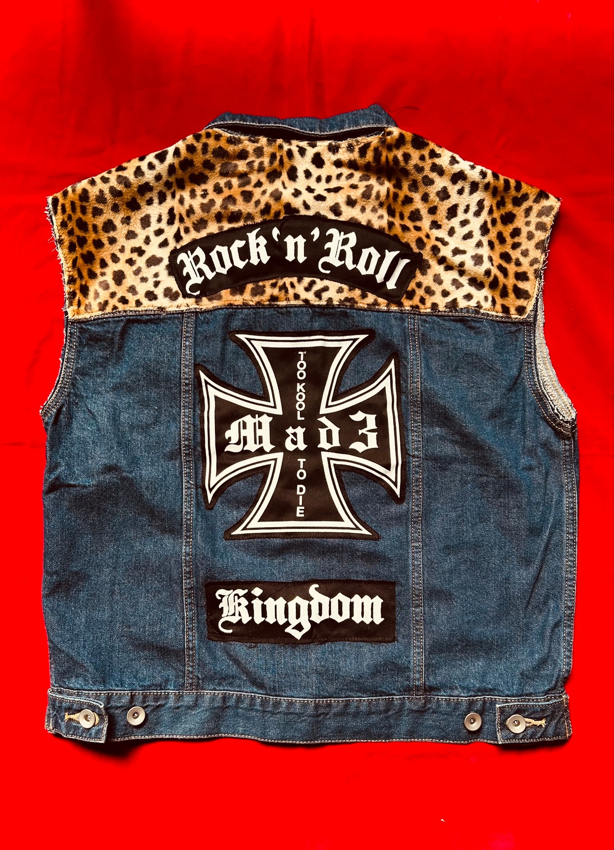 Rock'n'Roll Kingdom Battle Vest / Leopard / XL | MAD3 INVASION