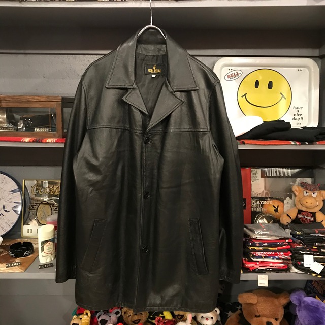 VERA PELLE Leather Car Coat | VOSTOK