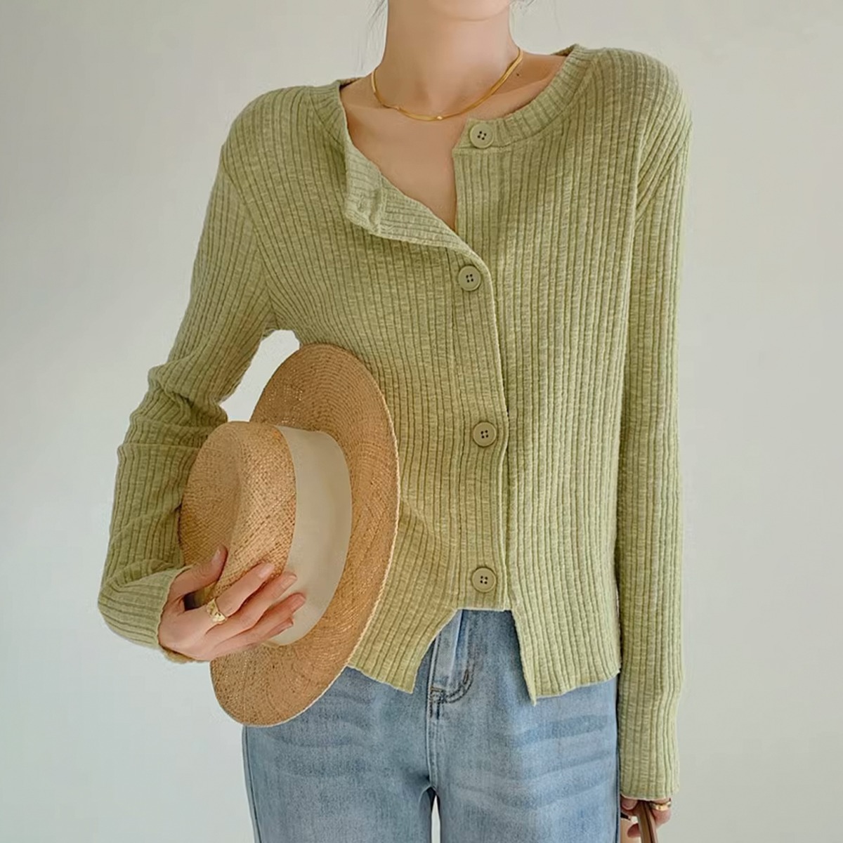 2WAYリブカーディガン /YT0305 | Evermod