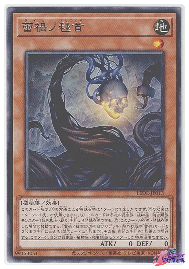 蕾禍ノ毬首 [レア] [ランクA] [LEDE-JP013] [遊戯王] | トレカショップアイヴィス【遊戯王シングル販売】