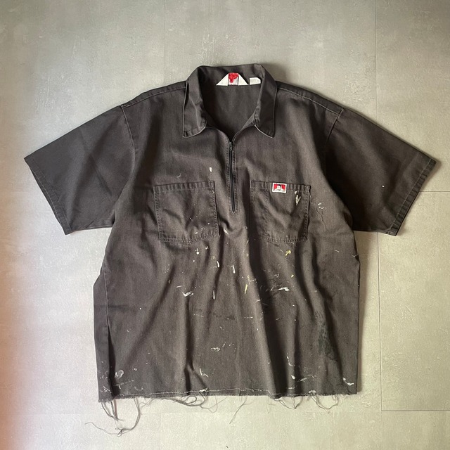 90's Ben Davis half zip work shirt | Pheasant