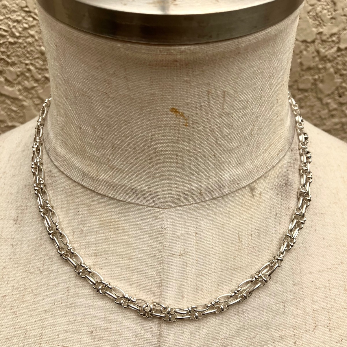 SILVER925 DOUBLE CHAIN DESIGN NECKLACE /シルバー/ネックレス | maryland_accessories