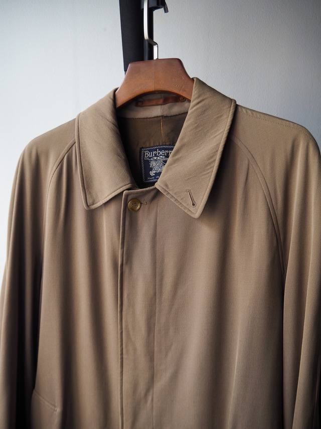 1980s Burberrys "BURELLA" coating Balmacaan Coat | 'bout