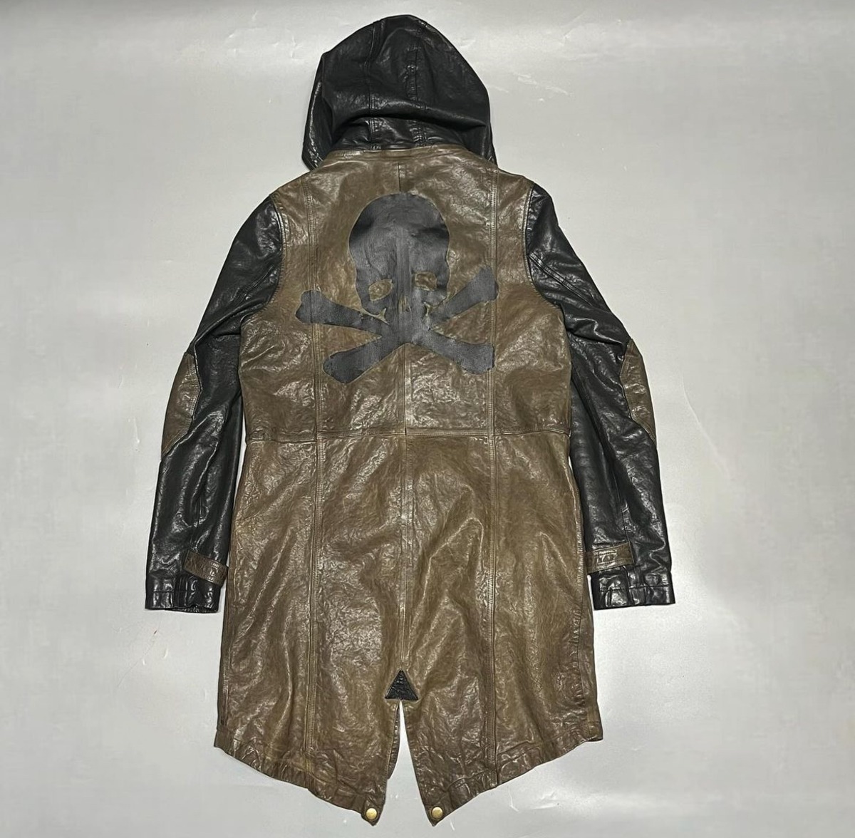00’s Skull patch design leather coat jacket | SOAR shop