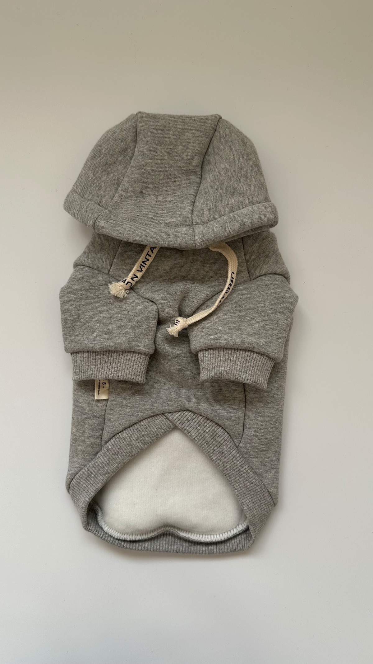 【即納】[korea select]裏起毛フードパーカー グレーS 残り1点 | FLUFFY