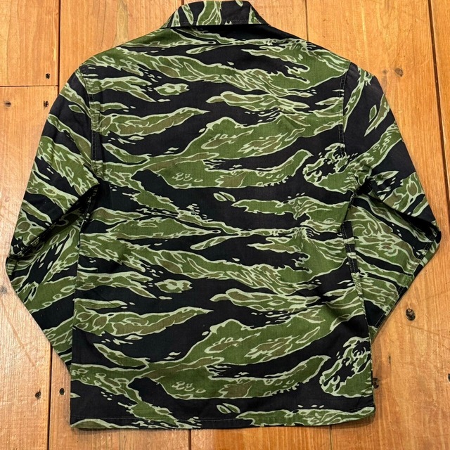 60's ”US.ARMY” Tiger Stripe Shirts | Pigsty Harajuku