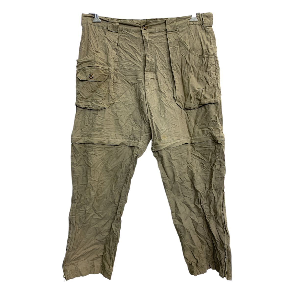 Cabela's ワークパンツ W36 カベラス アウトドア ビッグサイズ ブラウンベージュ コットン 古着卸 アメリカ仕入 2501 ...