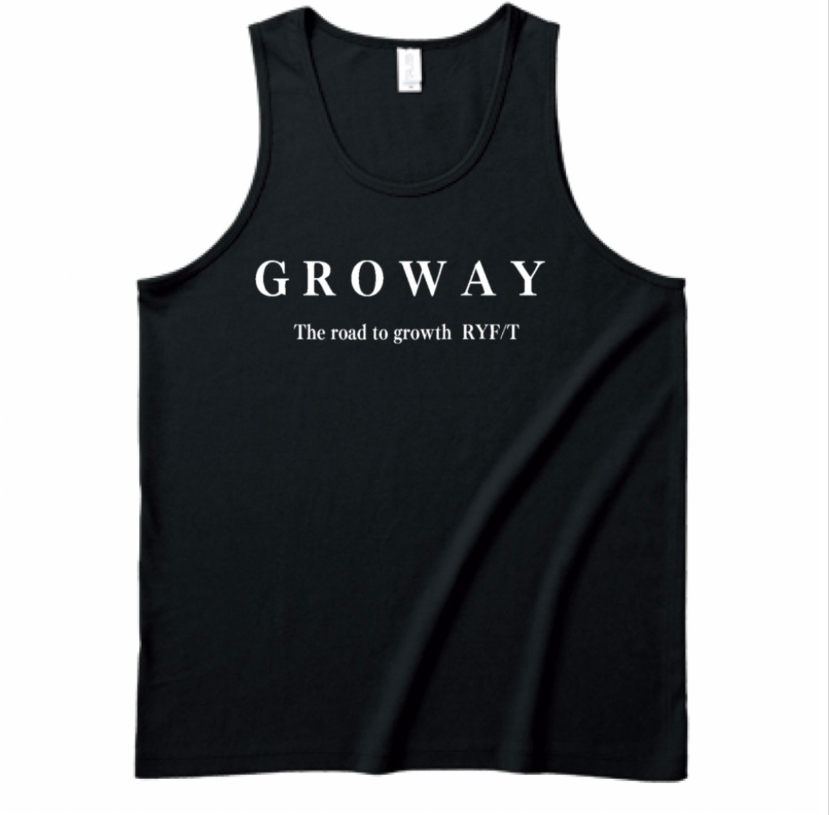 GROWAY The road to growth RYF/T Blackノンスリーブ | GROWAY