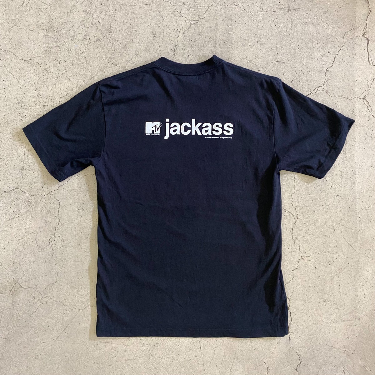 "Jackass" Warning T-Shirt / ジャッカス ワーニング オフィシャル Tシャツ 古着 | WhiteHeadEagle