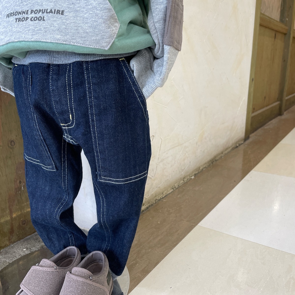 再入荷！officialteam カットデニムジョガーパンツ1224127 | moupeekids