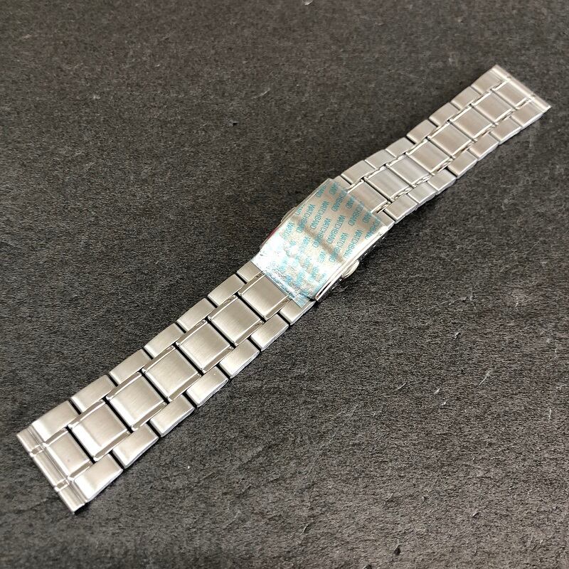 BAMBI 時計ベルト 20mm ステンレスバンド シルバー 中駒部分鏡面 | 栗田時計店(1966年創業の正規時計販売店)