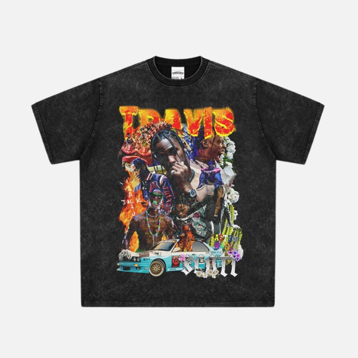 【FLEX0552】Travis Scott Vintage Finished Tee | FLEX MADE | フレックスメイド