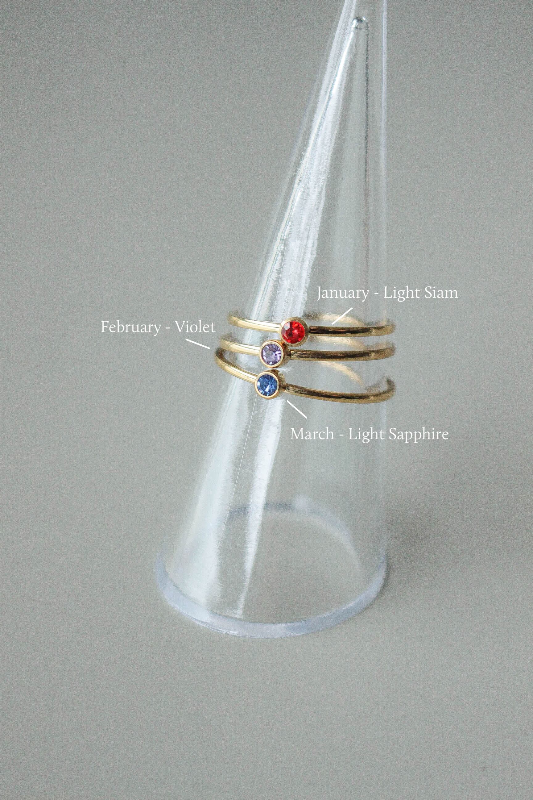 Birthstone Ring | ebine
