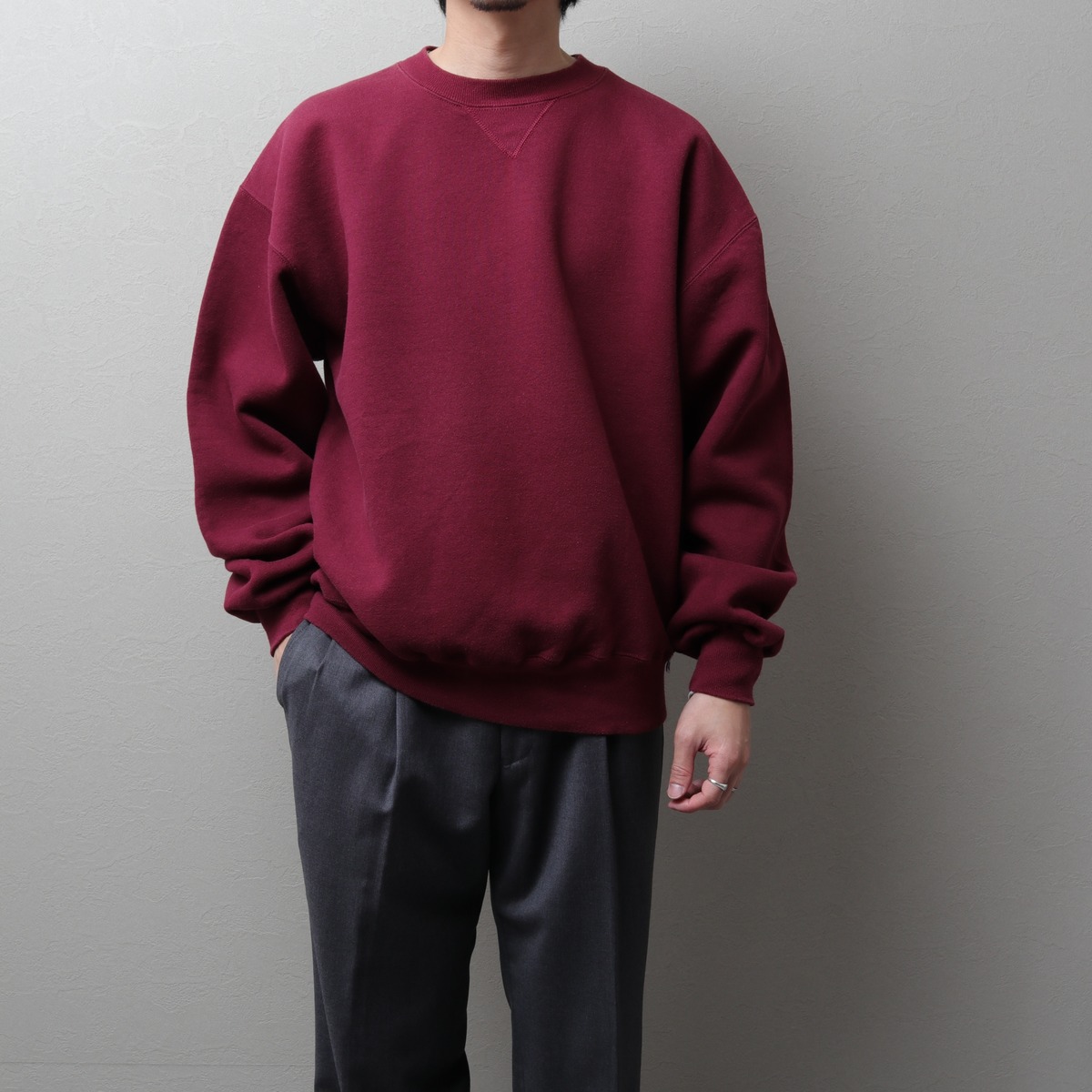 1990's RUSSELL ATHLETIC Plain Sweat Shirt "US Components" 141495 | ulc ...