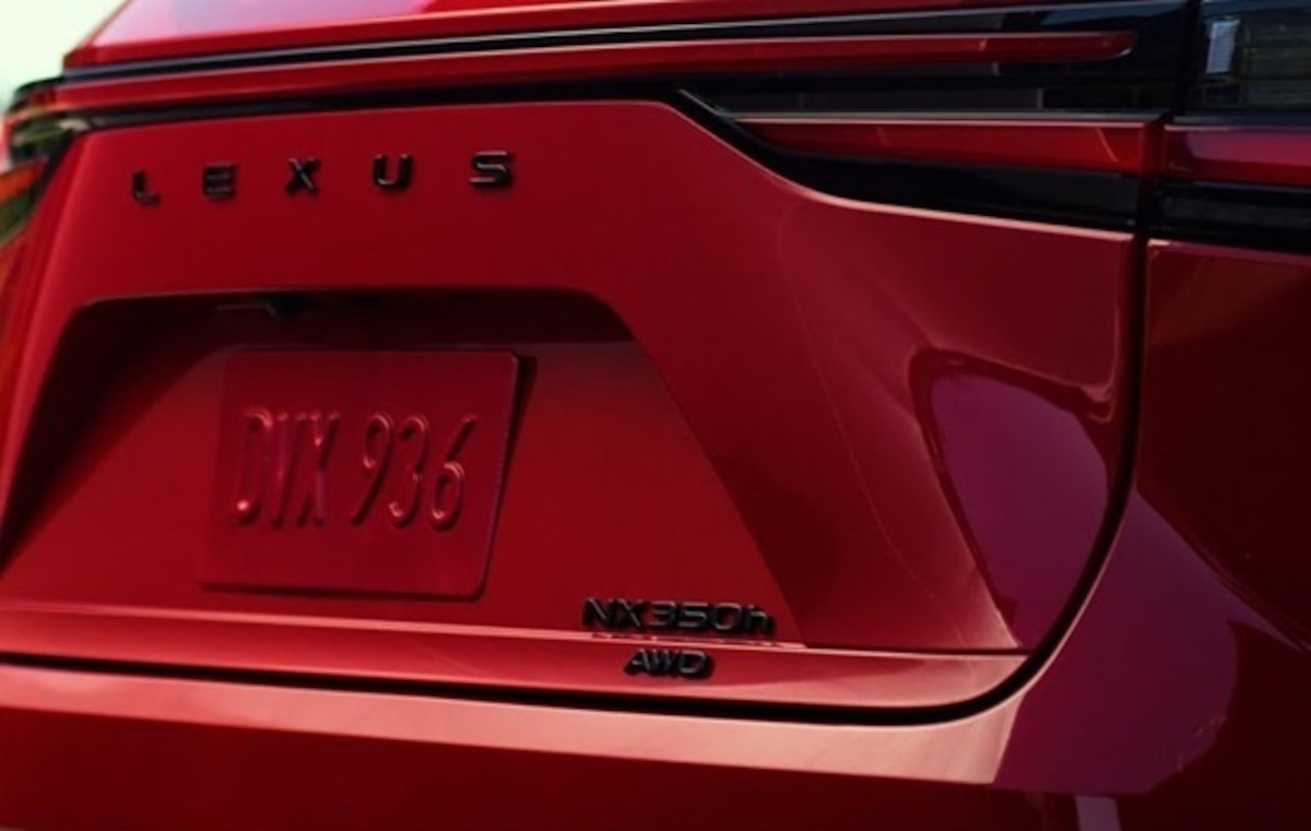 Lexus NX Rear Black Out Overlay Emblem Set | LEXUS FASHION STORE ...