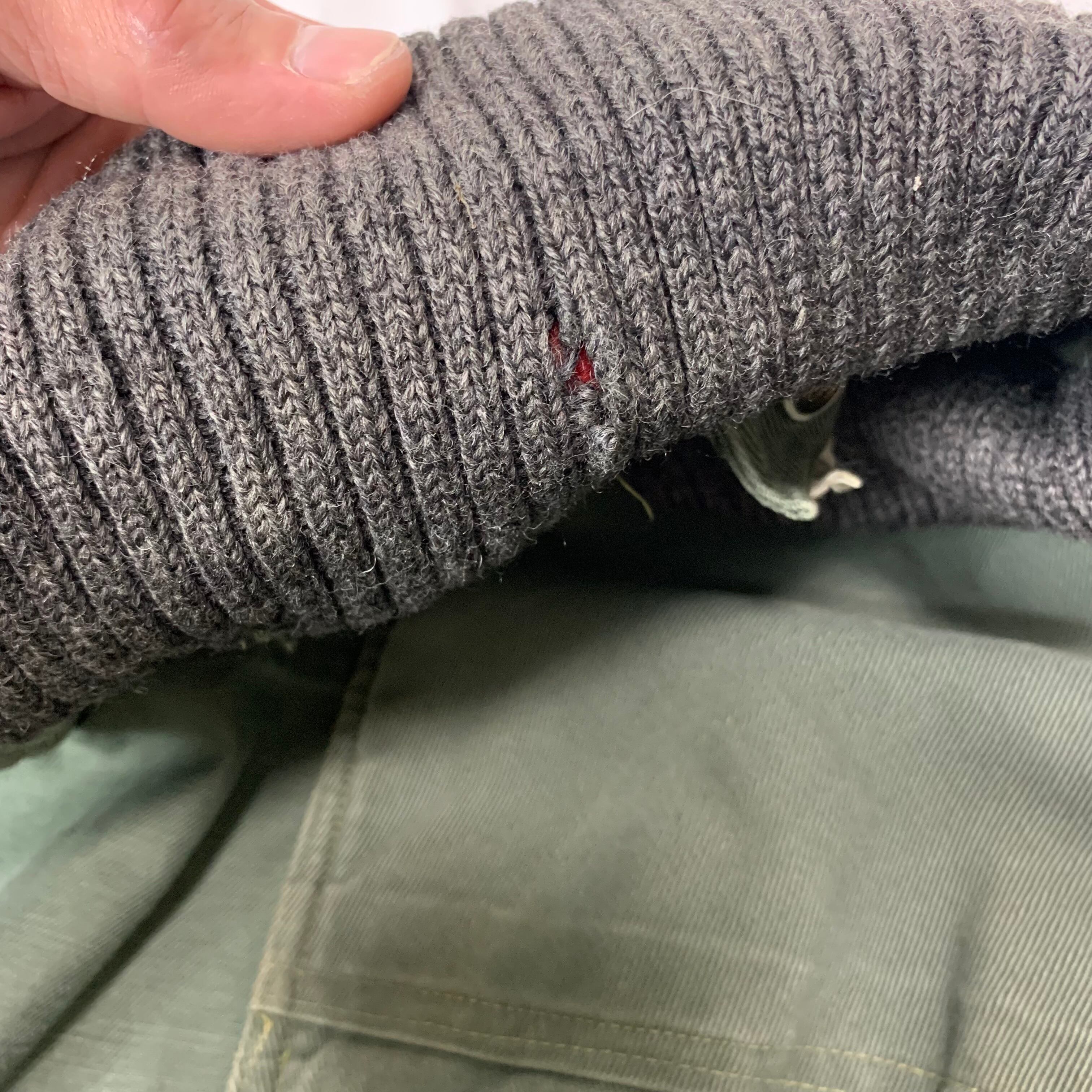 vintage 50s Military Taste Coat PRENTICE PIN LOCK ZIPPER ミリタリーテイストコート 片 ...