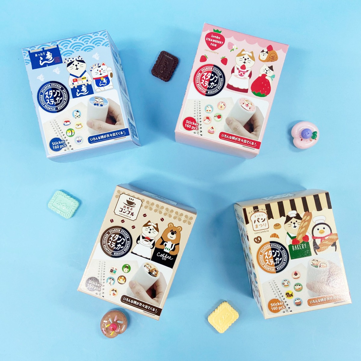 concombreスタンプステッカー | DECOLE SHOP