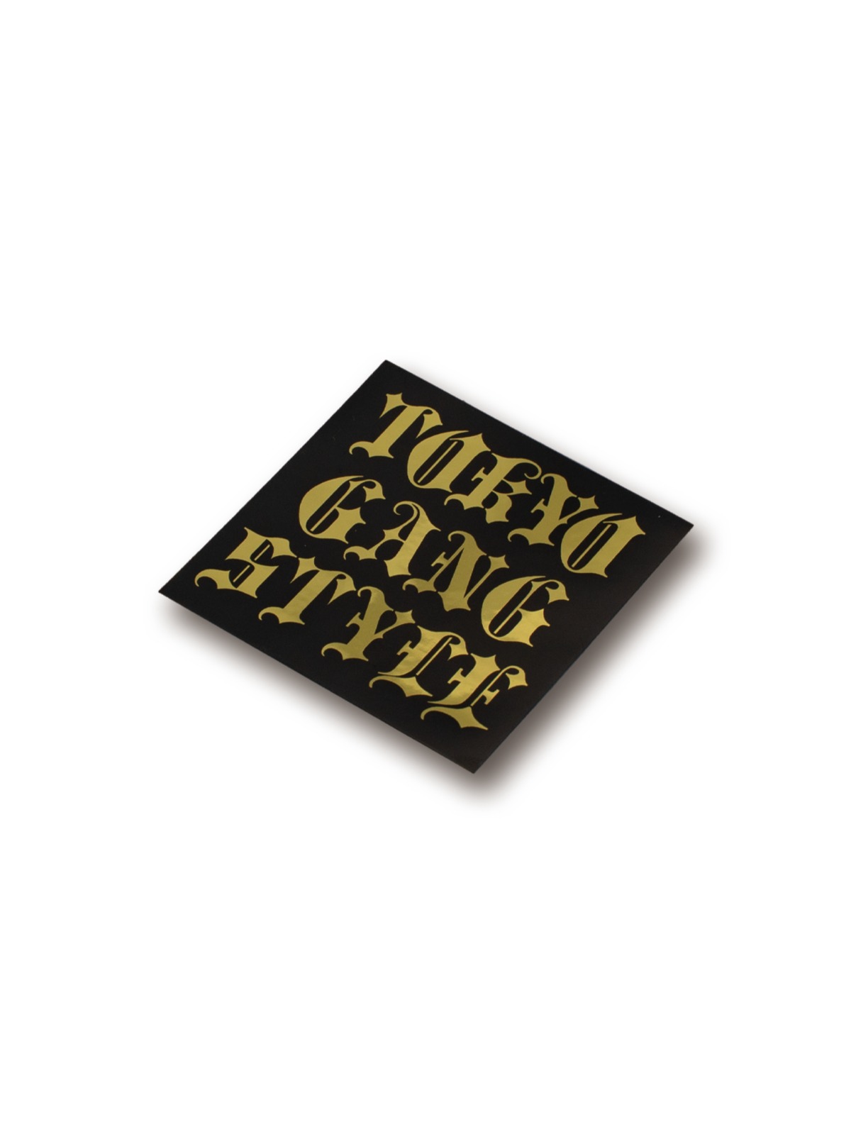 TOKYO GANG GOLD STICKER | tokyogangstyle