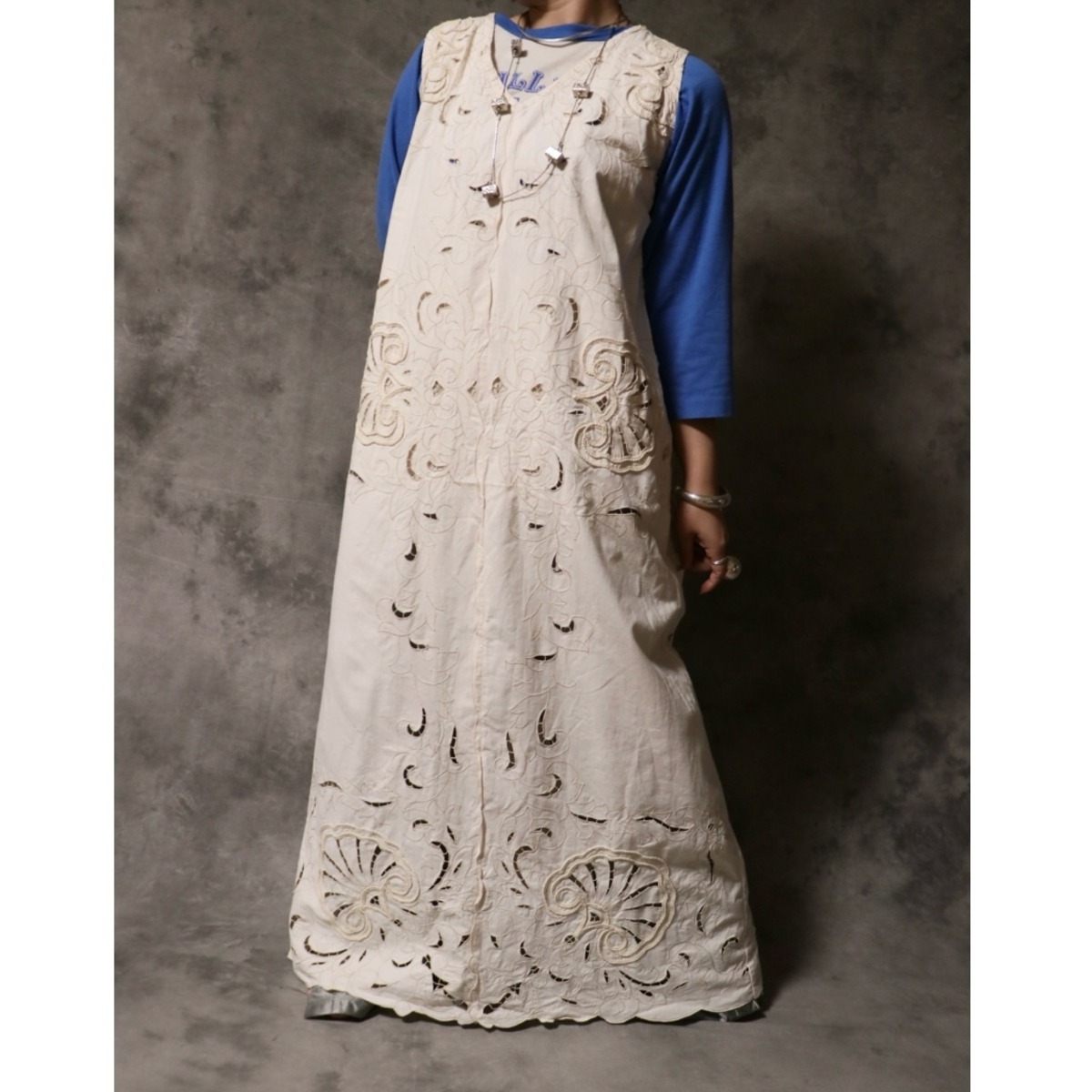 vintage cutwork & embroidery dress | épices