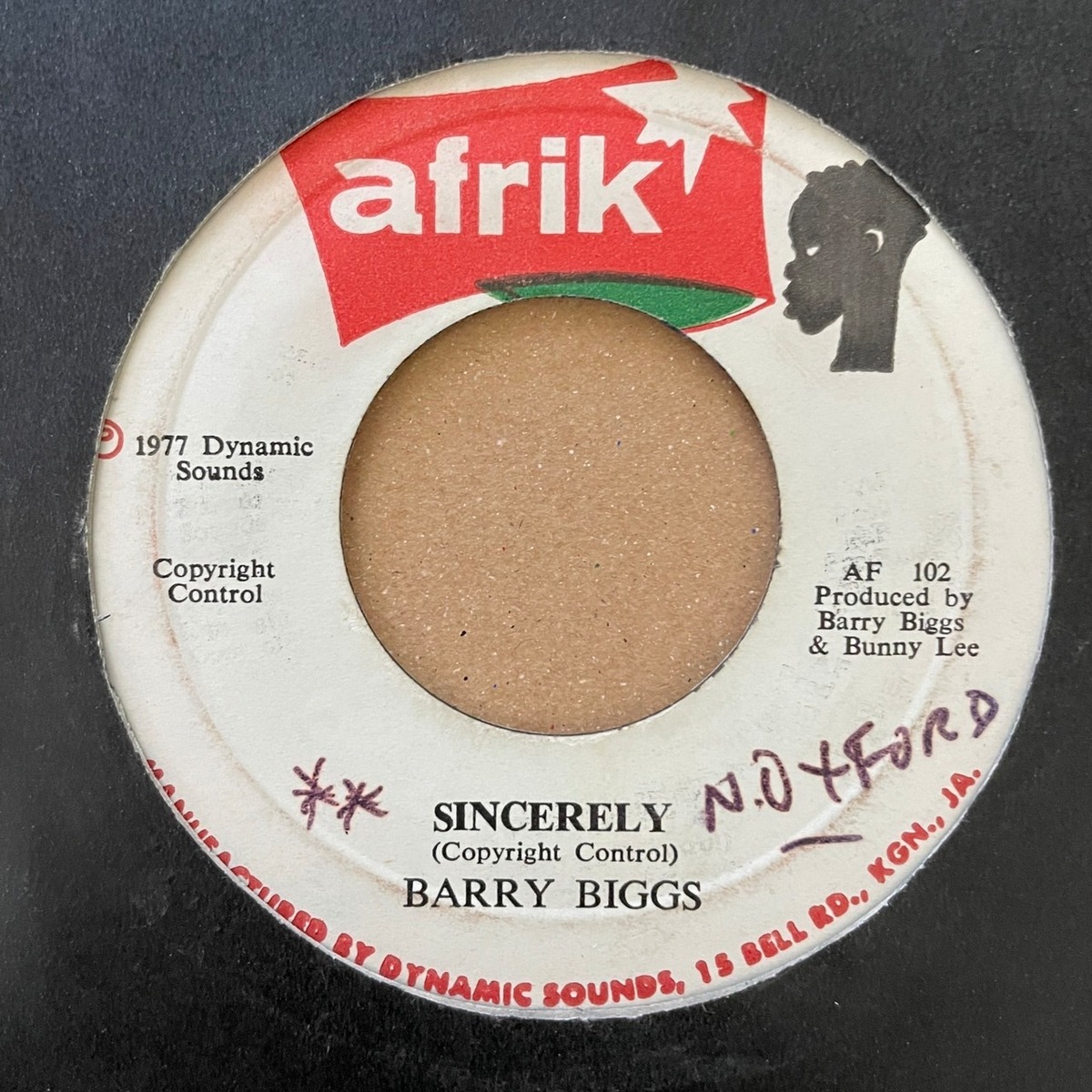 Barry Biggs - Sincerely【7-21212】 | Jamaican Soul
